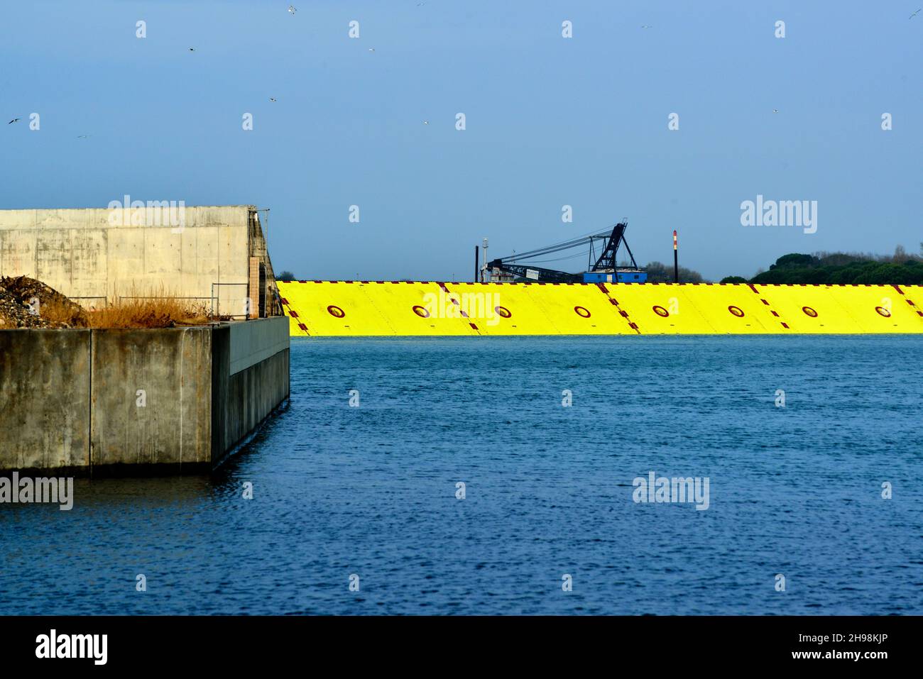 Venice, The MOSE, the barrier against the high tide Stock Photo - Alamy