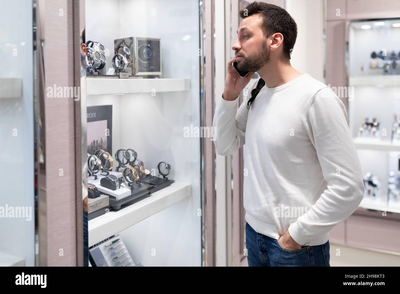Minsk, Belarus - Nov 27, 2021: Photo of an adult handsome brunette man ...