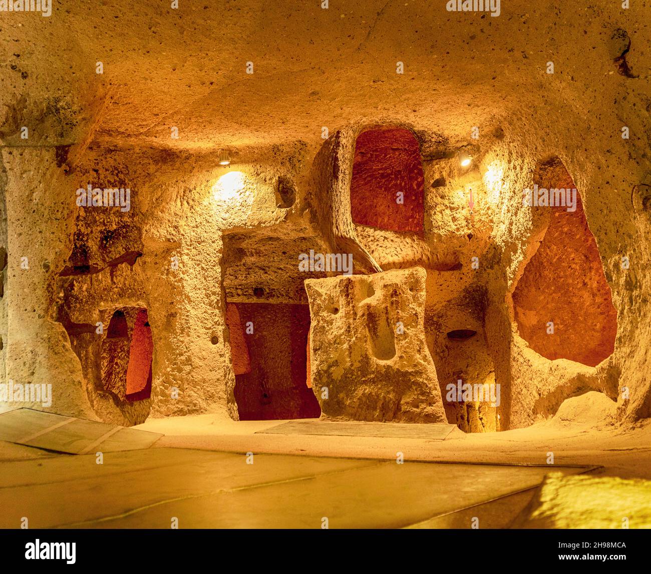 Kaymakli underground city is a unique attraction for tourists coming to ...