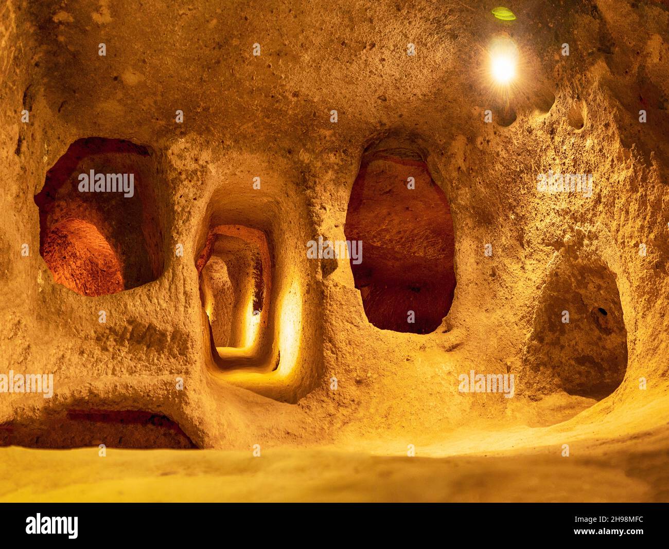 Kaymakli underground city is a unique attraction for tourists coming to ...