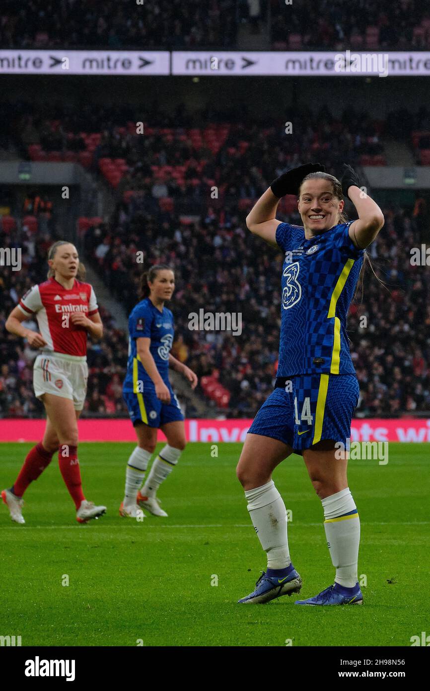 London, UK. 05th Dec, 2021. Wembley, England, Dec 5th 2021 Fran Kirby ...