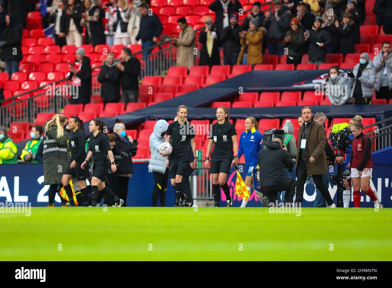 Wembley Stadium, London, UK. 5th Dec, 2021. Womens FA Cup final ...