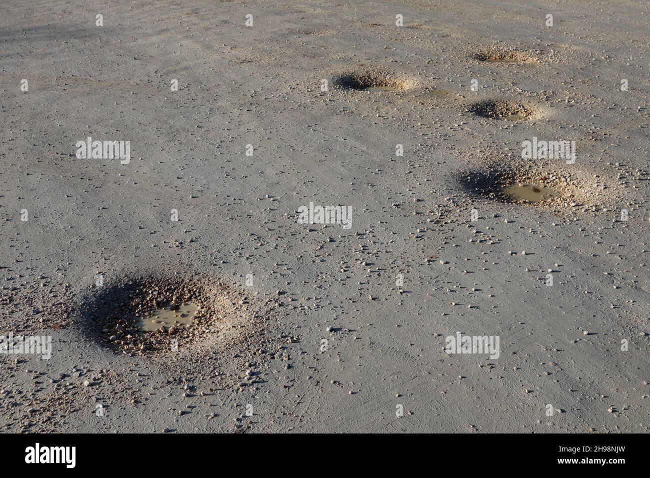 Stone ground with some holes Stock Photo - Alamy