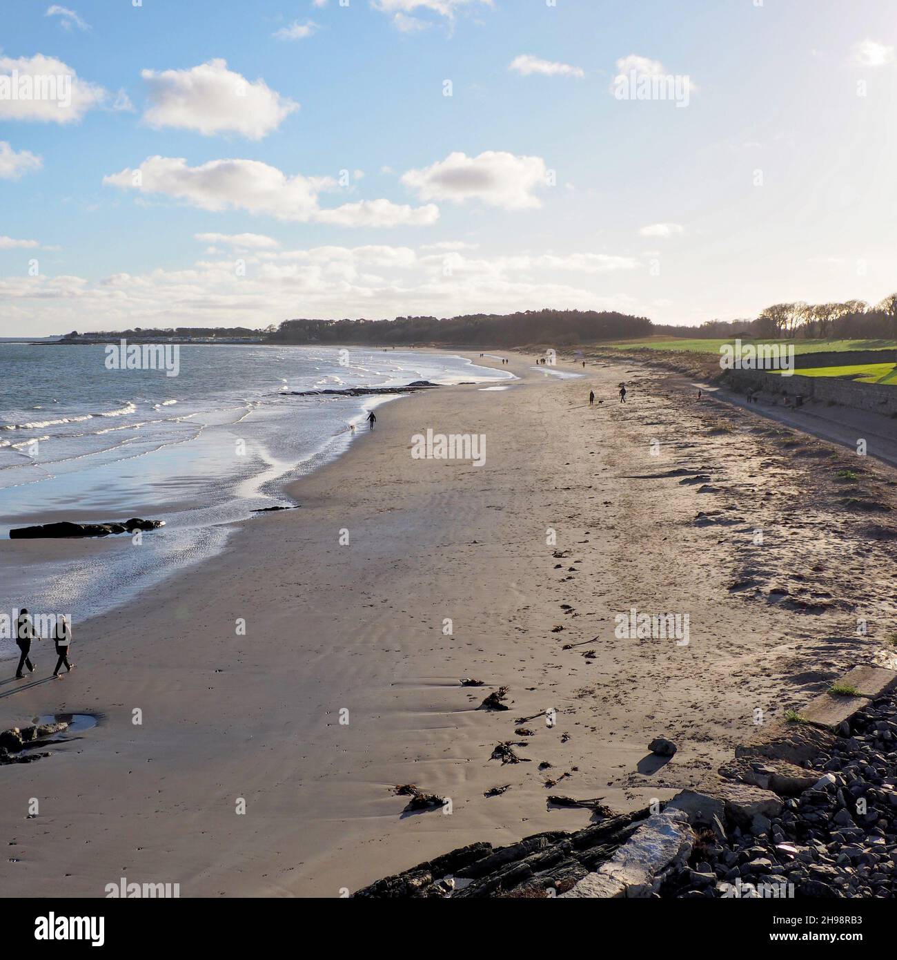 Beach at Ballywalter, Northern Ireland, UK Stock Photo - Alamy