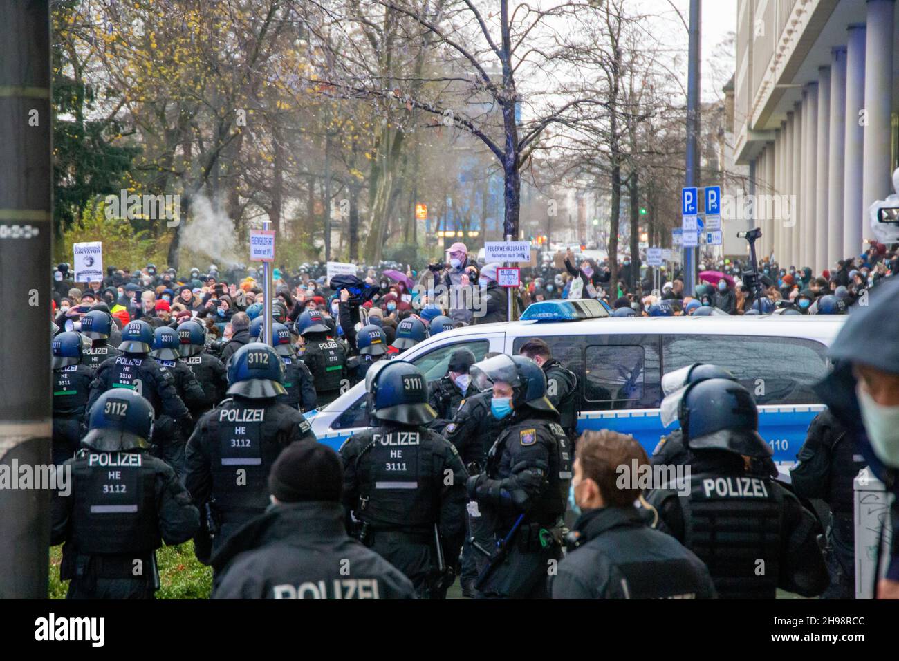 Germany: Demonstration in Frankfurt against the Corona measures: The ... Germany: Demonstration in Frankfurt against the Corona measures: The ...
