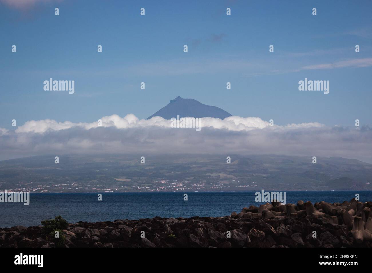 views of Pico Mountain, the highest point in Portugal Stock Photo - Alamy