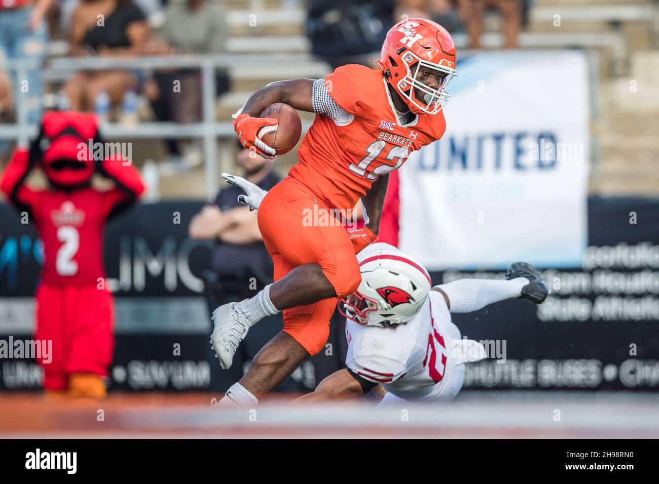 Huntsville, Texas, USA. 4th Dec, 2021. Sam Houston Bearkats wide ...