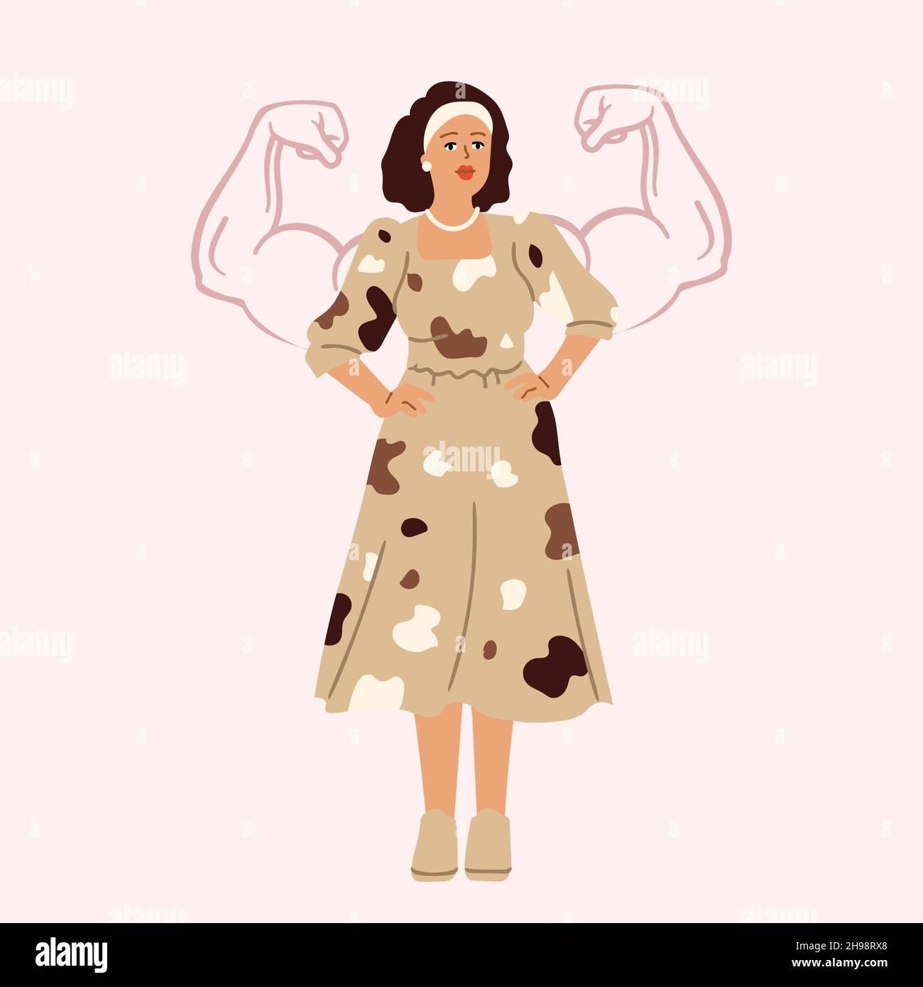 Powerful Woman Illustration