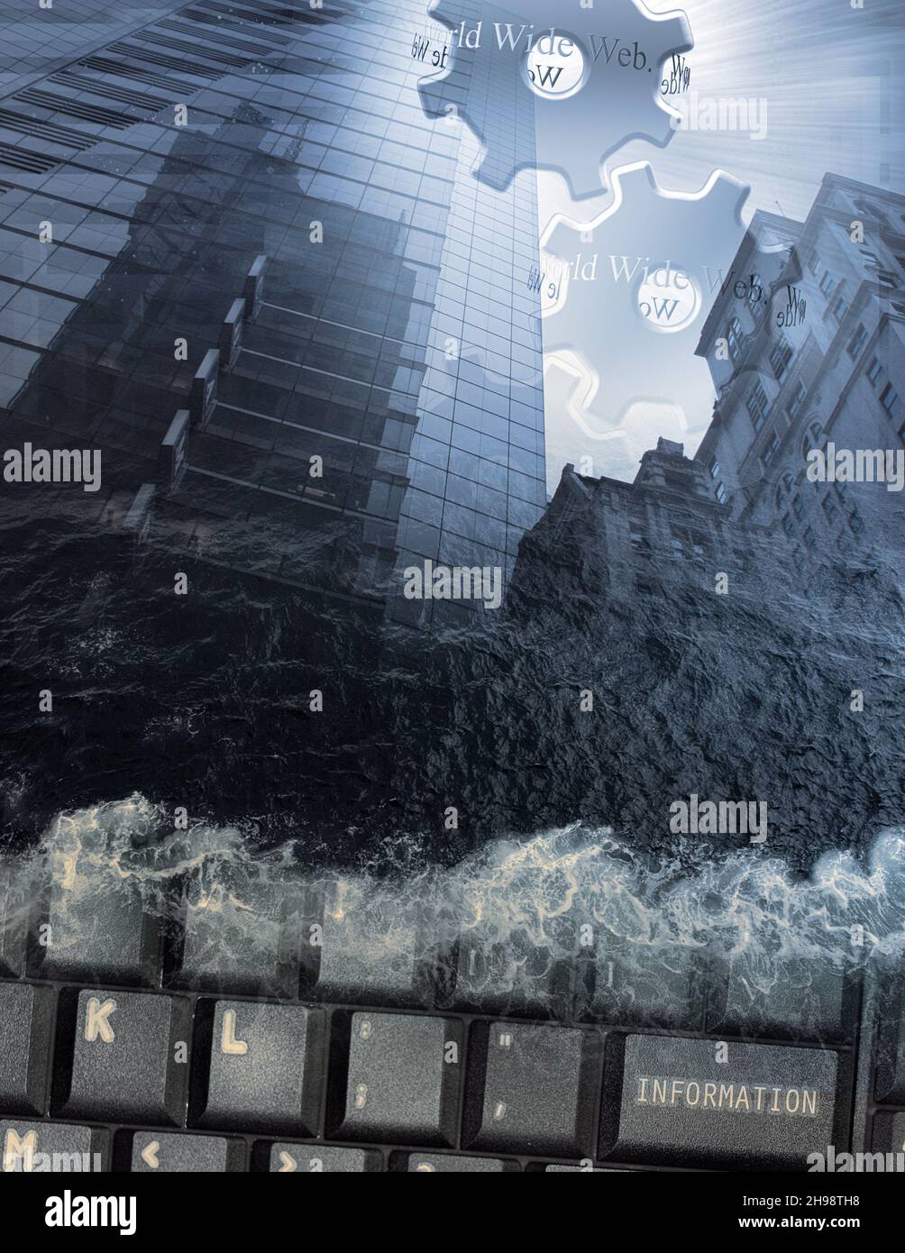 High Resolution Internet Abstract. 3D rendering Stock Photo - Alamy