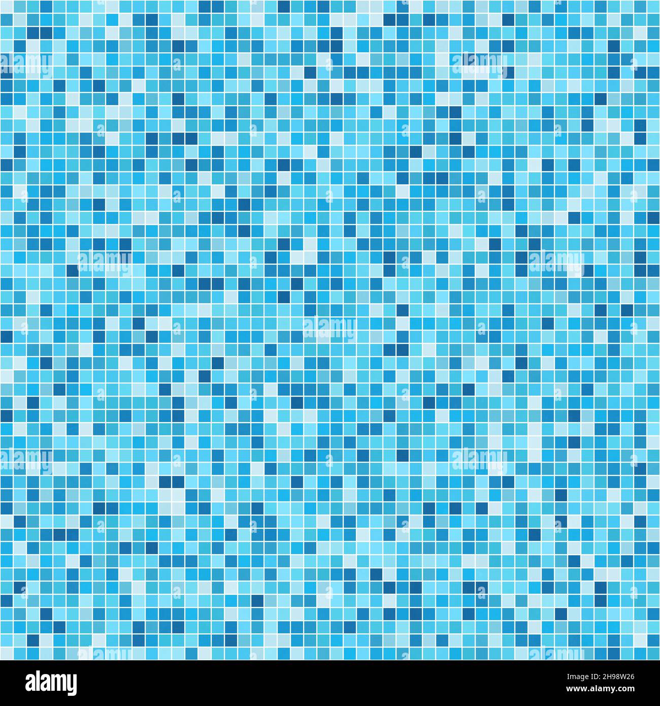 Abstract 3d render background of swimming pool tiles. Square design ...