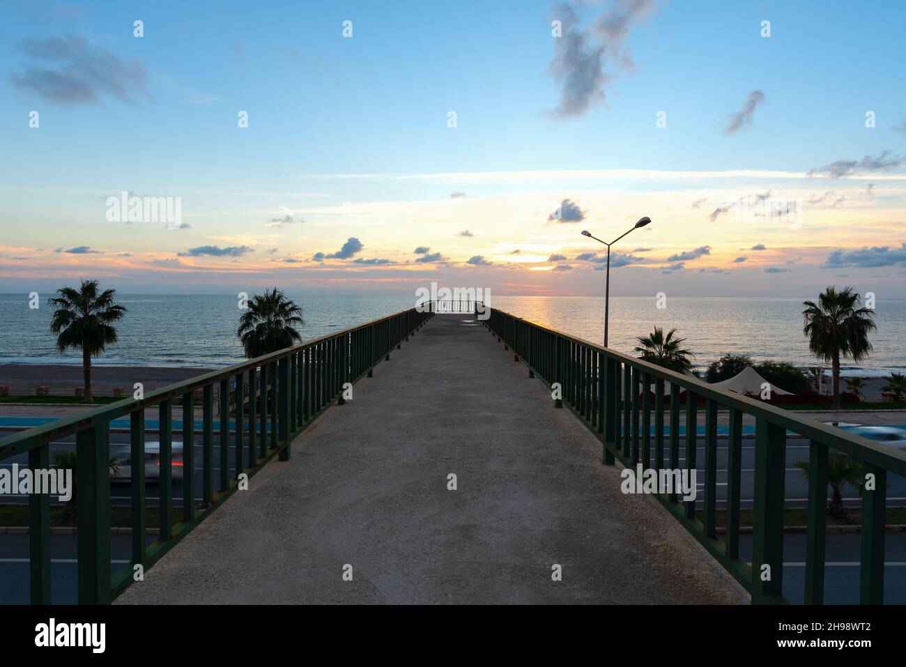 Pedestrian footbridge across motorway hi-res stock photography and ...