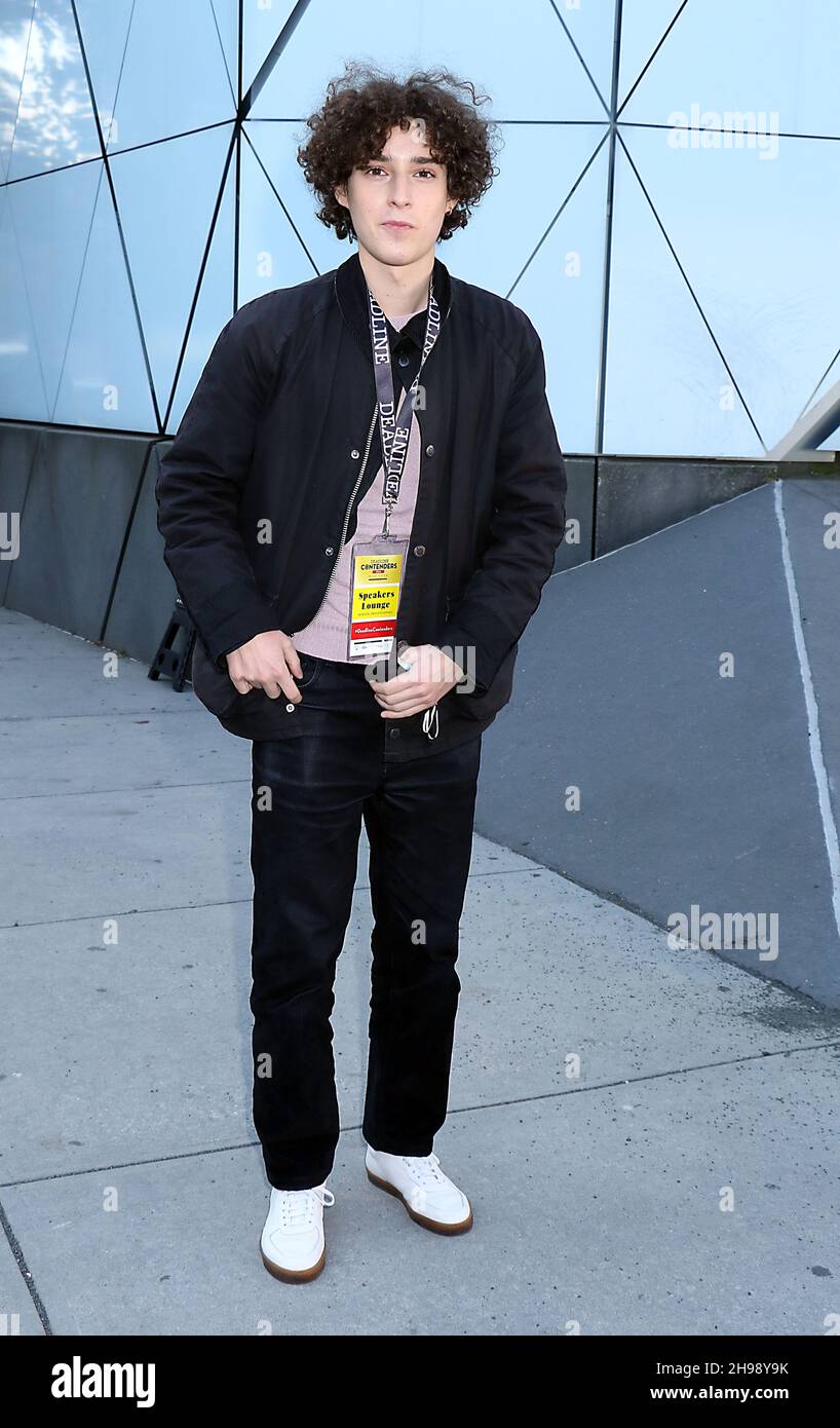 New York, NY, USA. 04th Dec, 2021. Filippo Scotti at 2021 Deadline ...