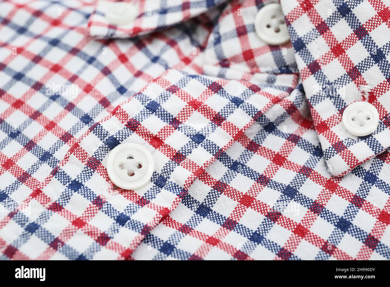 Buttons on linen shirt hi-res stock photography and images - Alamy
