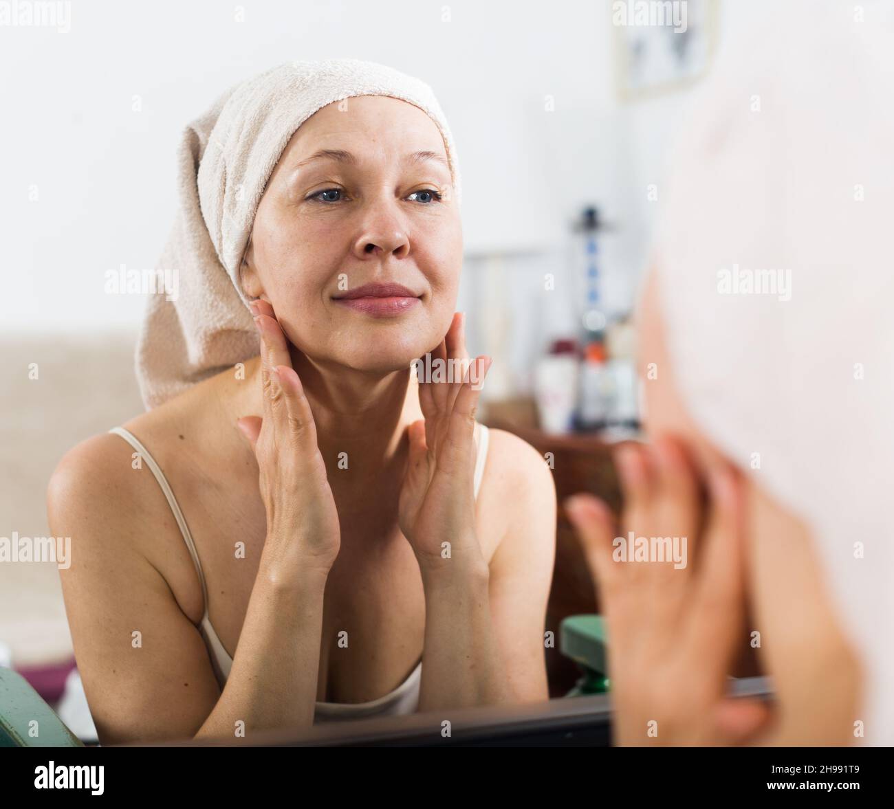 Woman relaxing indoors spa using hi-res stock photography and images ...