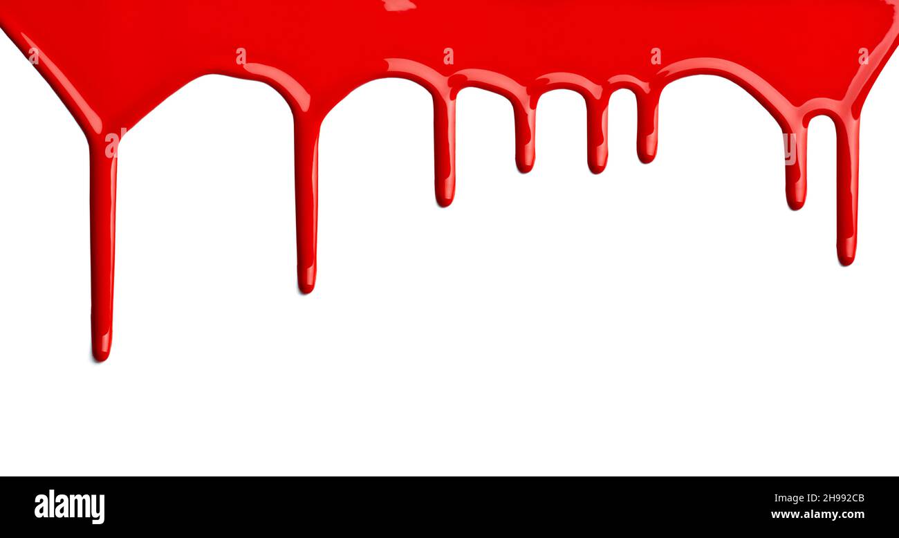 paint liquid leak drop fluid Stock Photo - Alamy