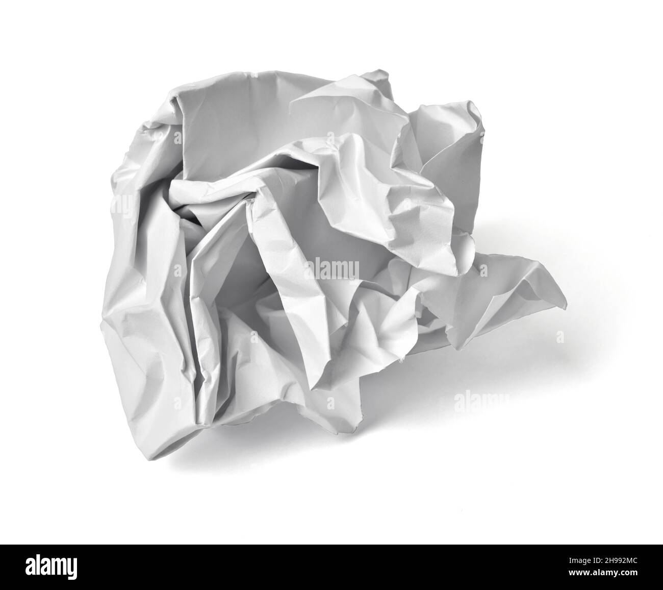 paper ball crumpled garbage trash mistake Stock Photo - Alamy