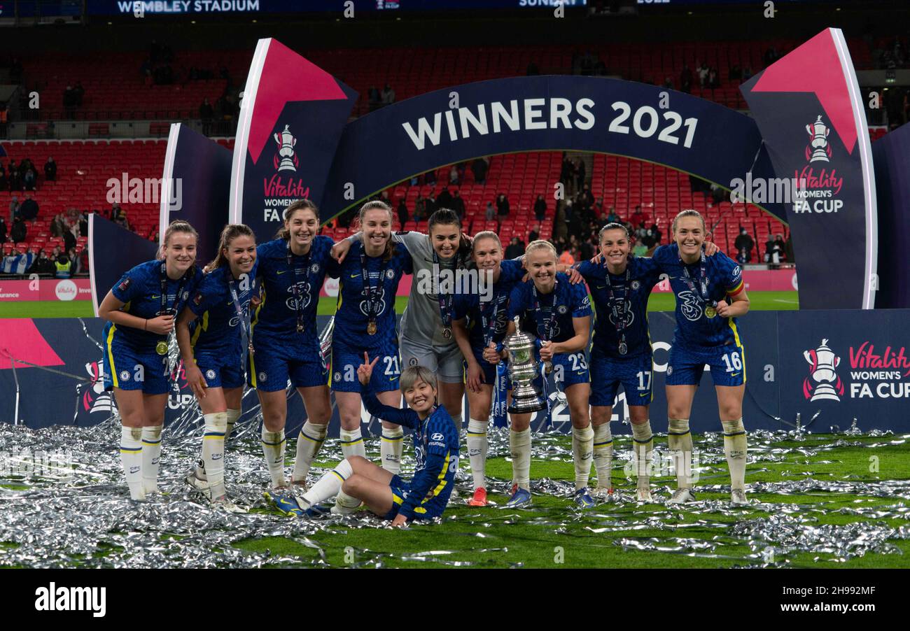 Arsenal v Chelsea - Vitality Womens FA Cup Final at Wembley Stadium ...