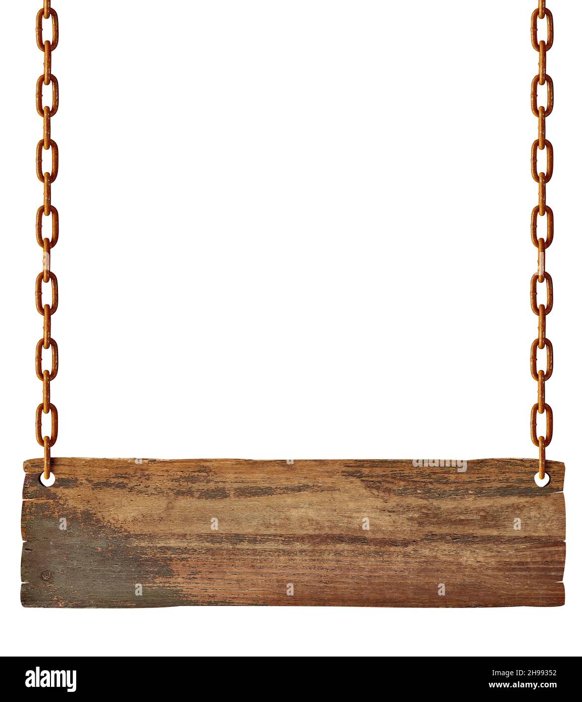 wooden sign chain ropesignboard signpost Stock Photo - Alamy