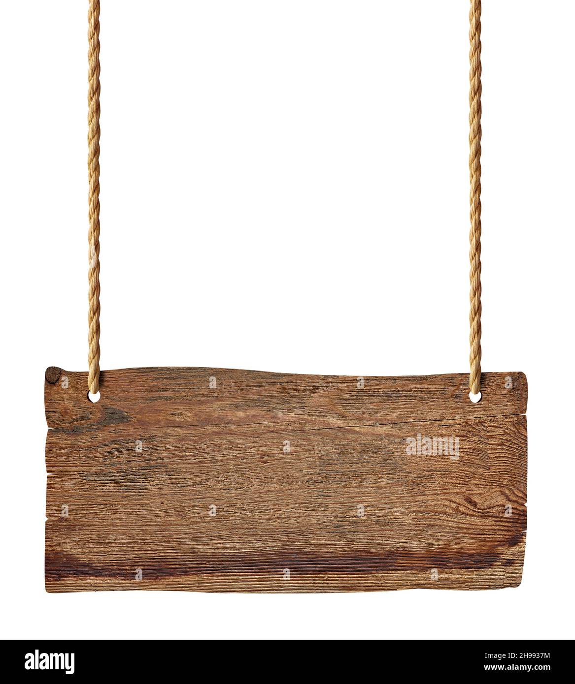 wooden sign chain ropesignboard signpost Stock Photo - Alamy