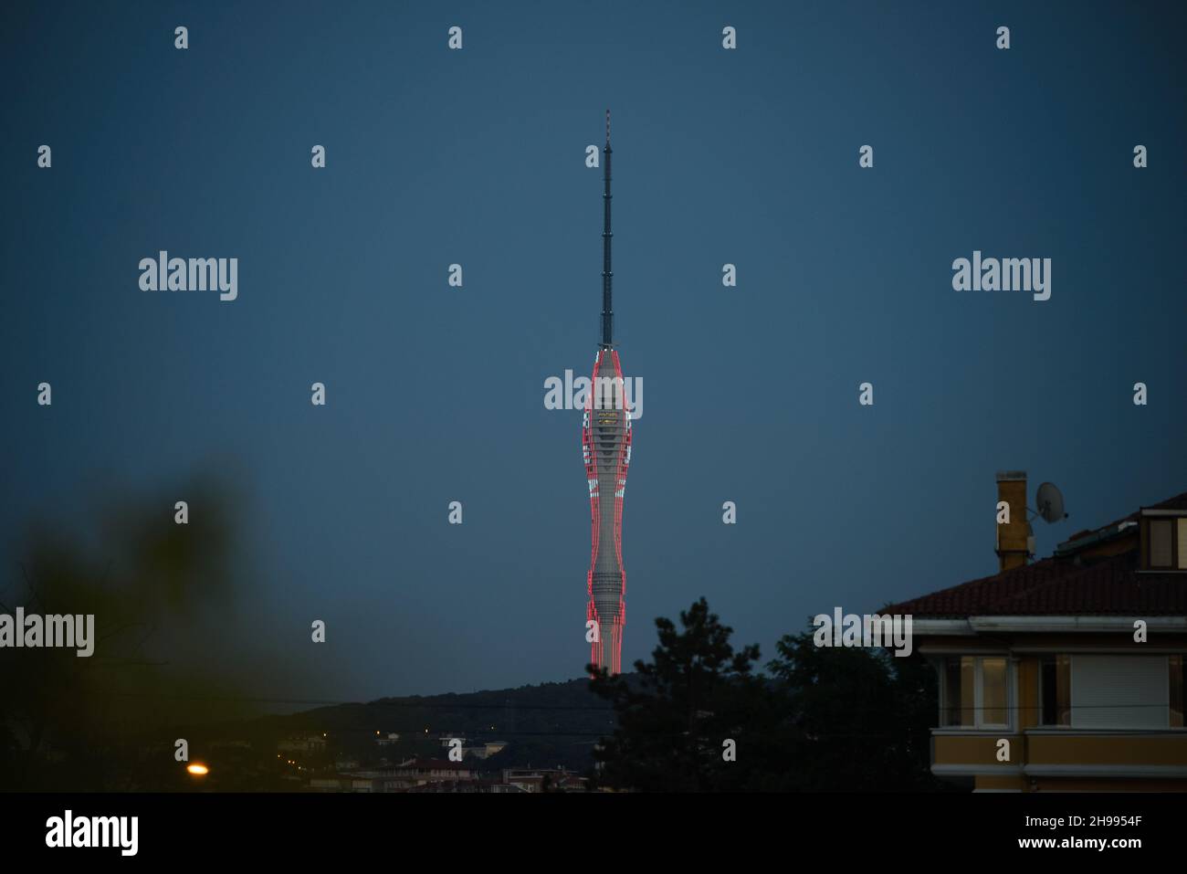 Camlica tower hi-res stock photography and images - Alamy