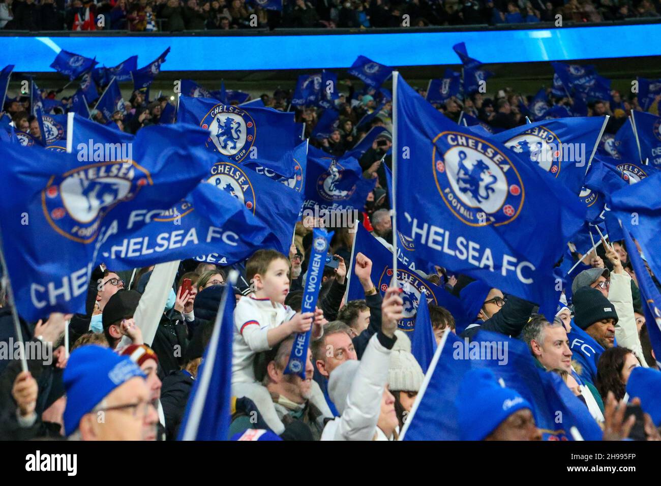 Wembley Stadium, London, UK. 5th Dec, 2021. Womens FA Cup final ...
