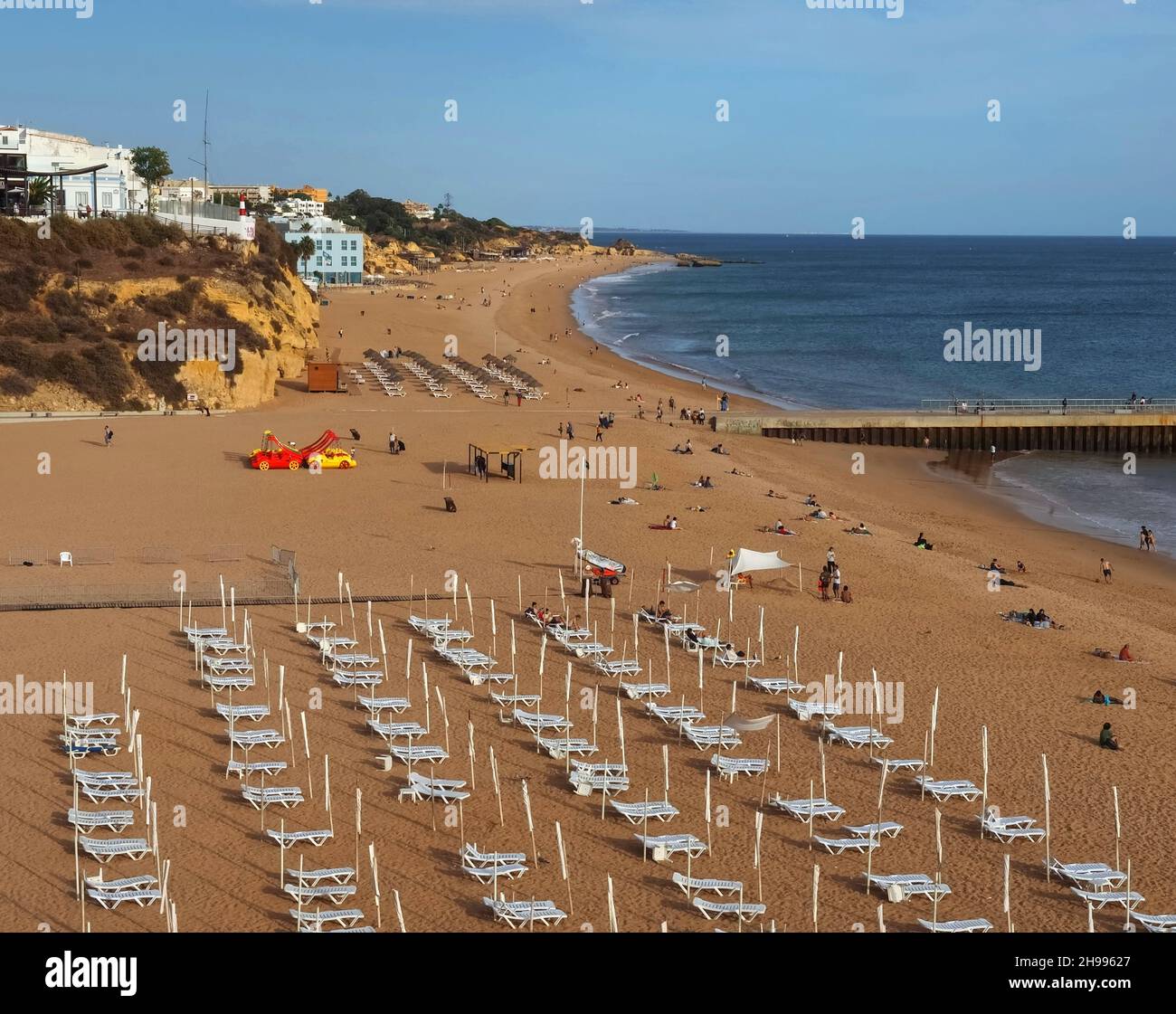Aerial view of albufeira old town hi-res stock photography and images ...