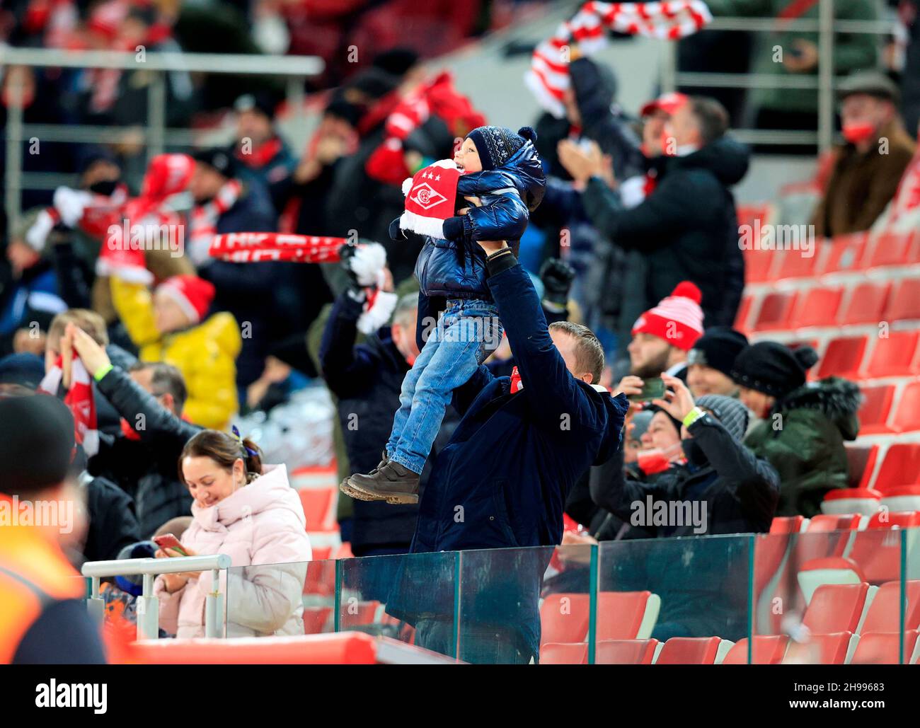 MOSCOW, RUSSIA, DECEMBER 4, 2021. The 2021/22 Russian Football Premier ...