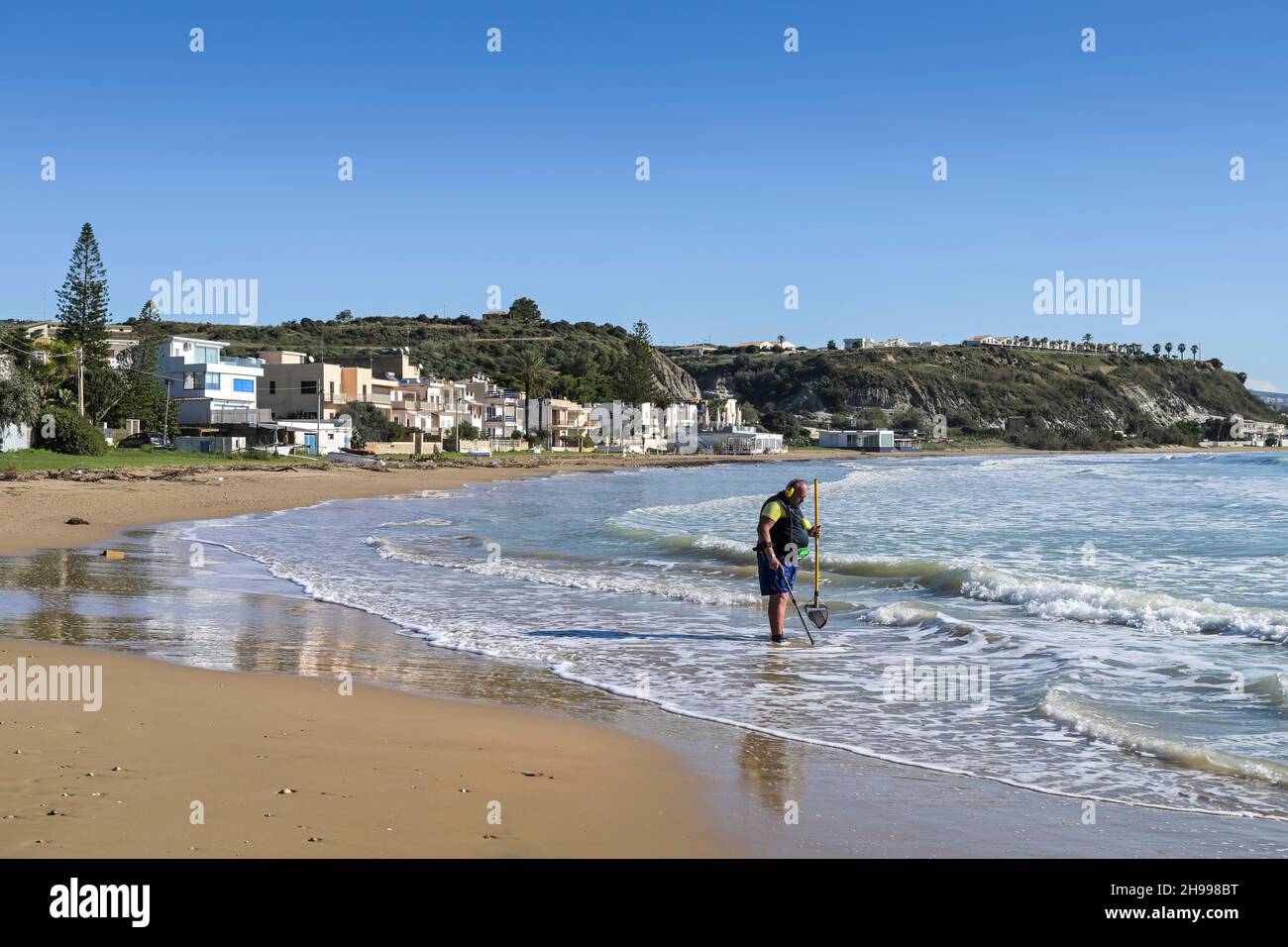 Strand Spiaggia Punta Grande, Sizilien, Italien Stock Photo - Alamy
