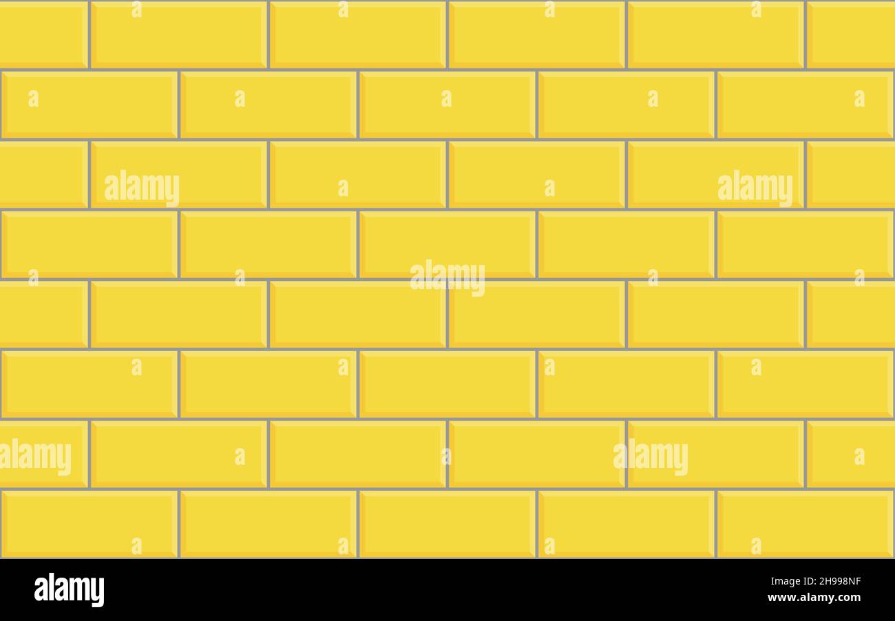 Smooth yellow tile texture - realistic background. Seamless pattern ...