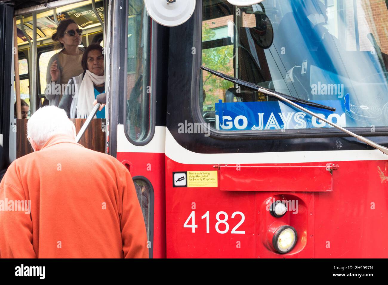 GO JAYS GO! The Toronto Transit Commission supported the Blue Jays ...
