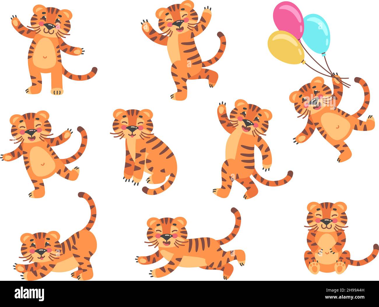 Tiger tail, cubs Stock Vector Images - Alamy