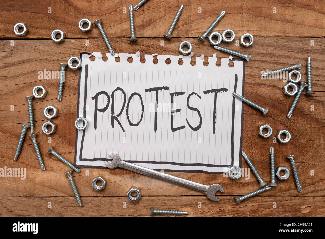 Megaphone crowd conceptual hi-res stock photography and images - Alamy