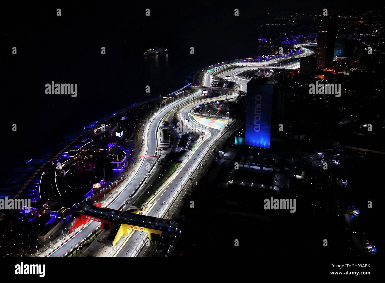 Charles Leclerc (MON) Ferrari SF-21 leads Sergio Perez (MEX) Red Bull ...