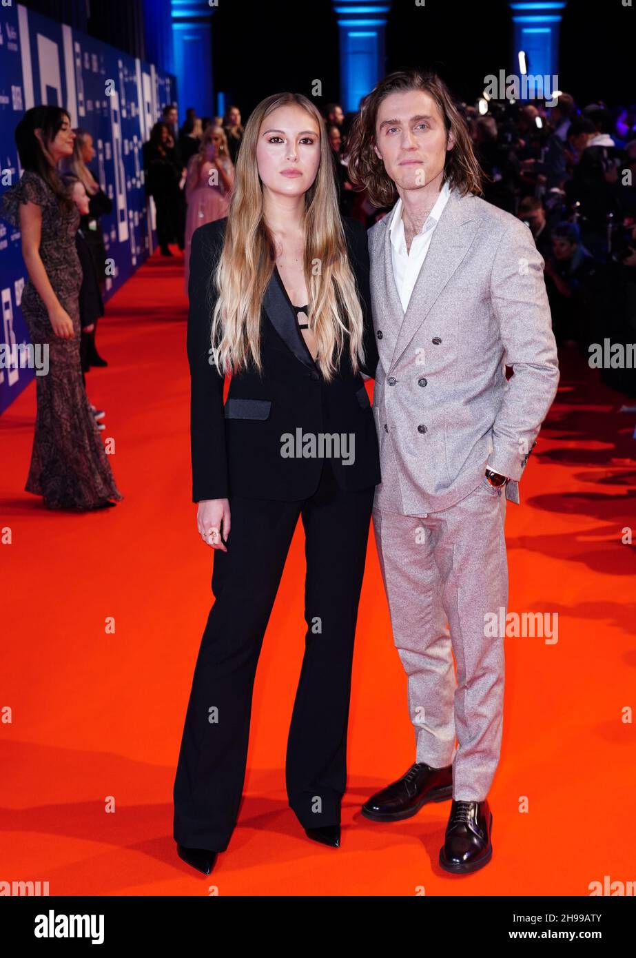 Hanako Footman and Jack Farthing arriving at the 24th British ...