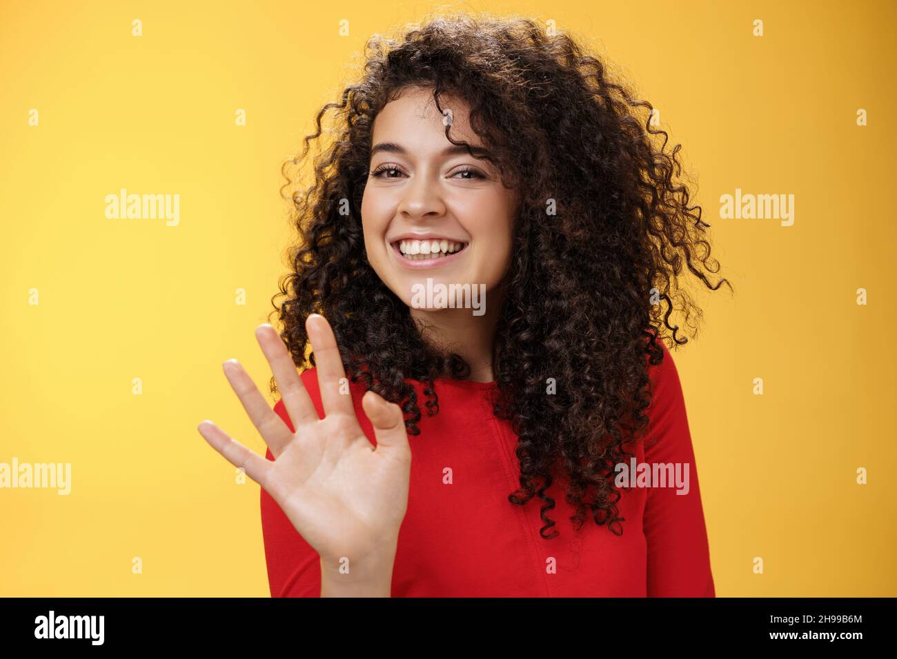 Beautiful stylish man waving smiling hi-res stock photography and ...