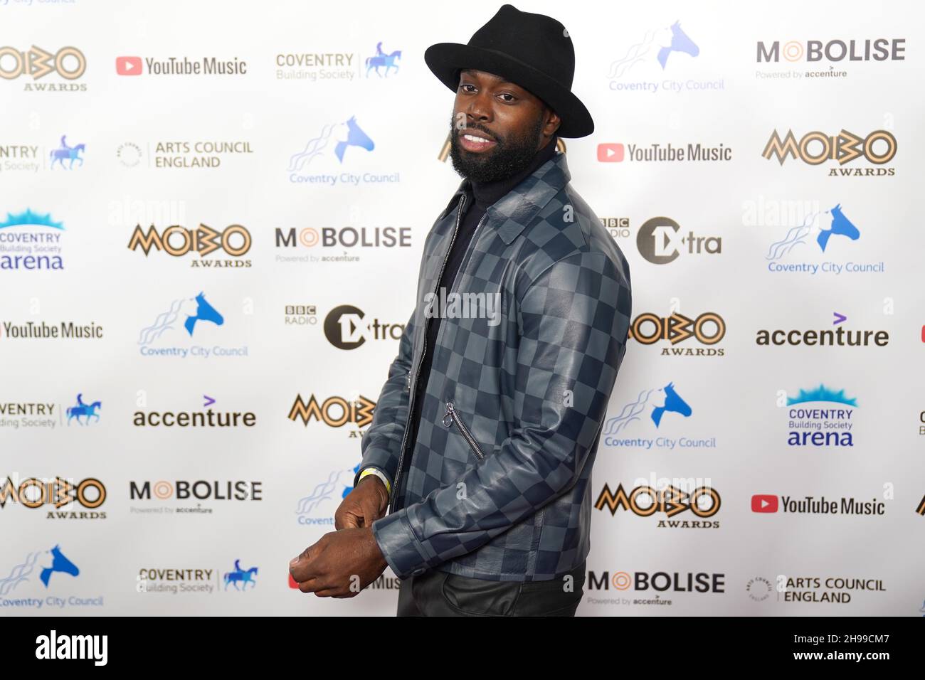 Ghetts arriving for the Mobo Awards at Coventry Building Society Arena ...