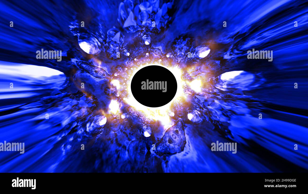 Eclipse designs of my thoughts these crazy days Stock Photo - Alamy