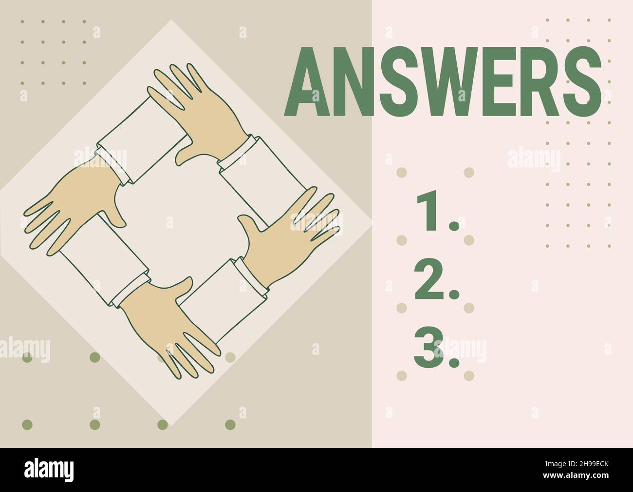 Text sign showing Answers. Word for Reactions responses to questions ...