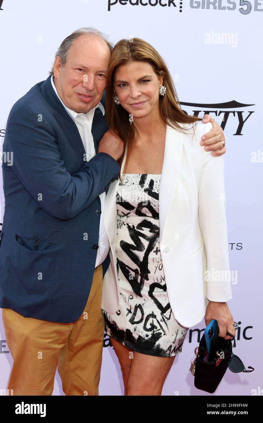 Hans Zimmer, Dina De Luca, at the Variety 2021 Music Hitmakers Brunch ...