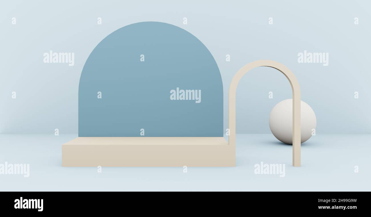 3d rendering background with abstract podium and wall scene background ...