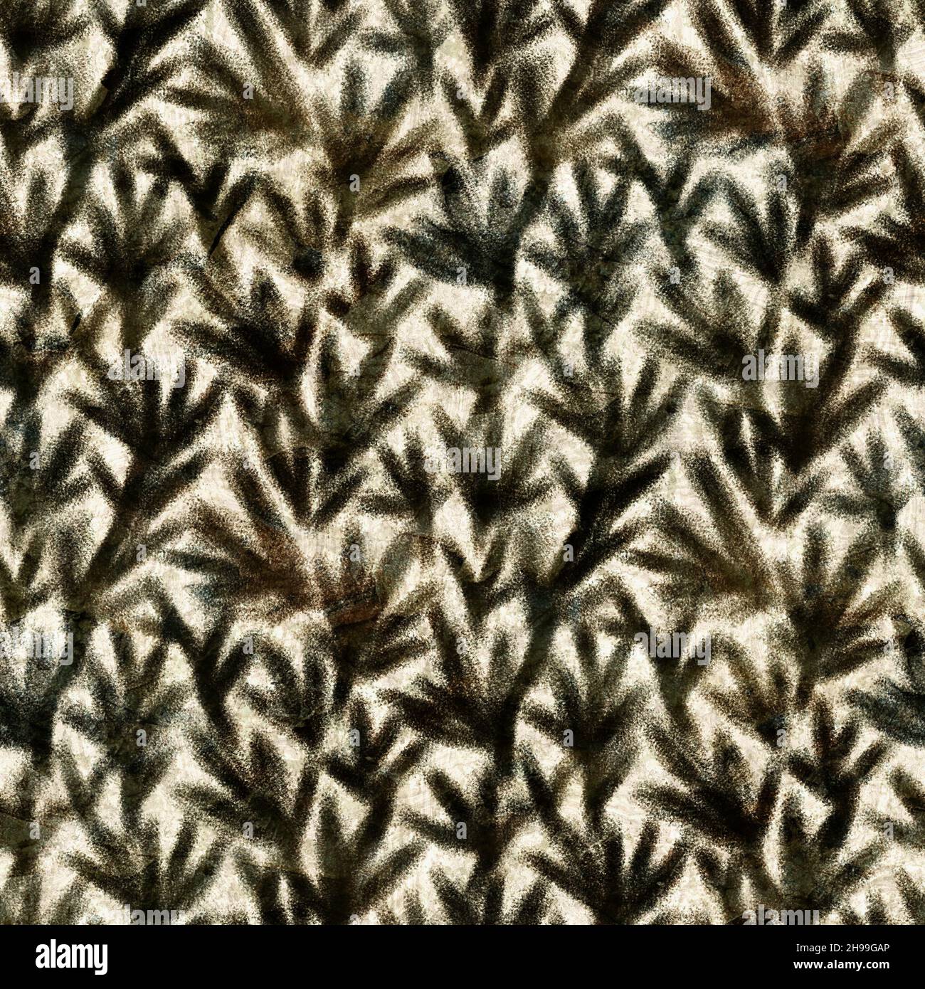 Desert plant on sand texture seamless raster pattern. Organic succulent ...