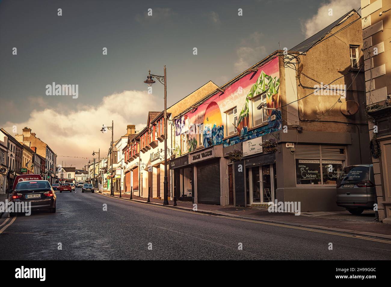 Irish landscapes. Main Street in Arklow Stock Photo - Alamy