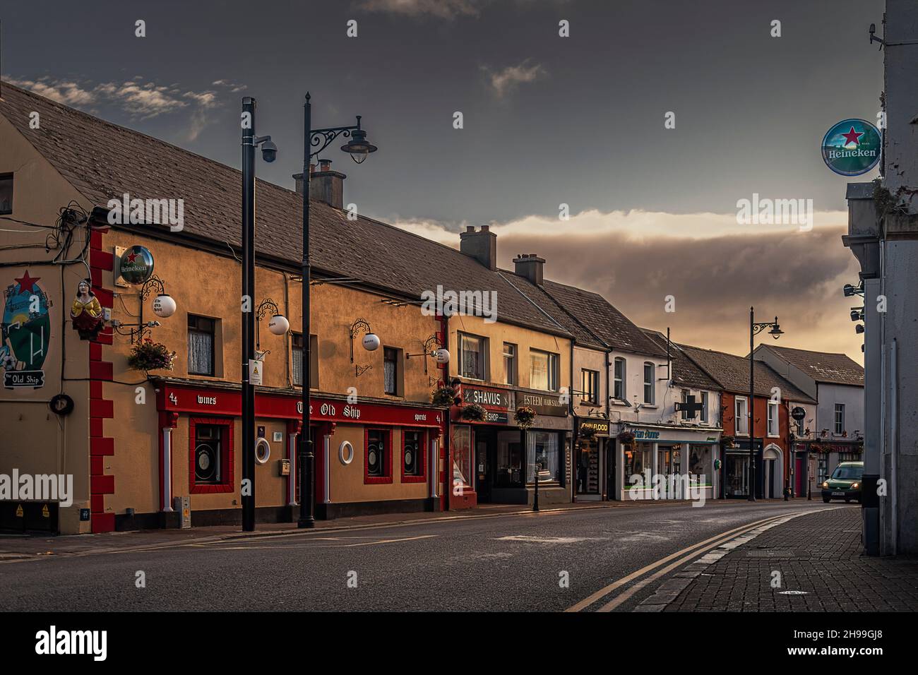 Irish landscapes. Main Street in Arklow Stock Photo - Alamy