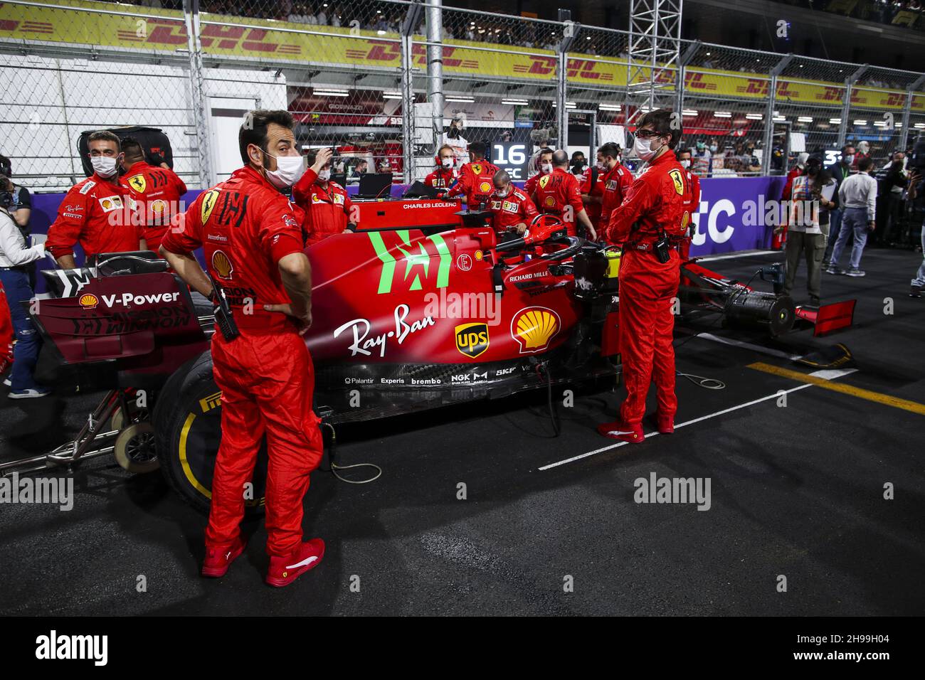 16 LECLERC Charles (mco), Scuderia Ferrari SF21, action during the Formula 1 stc Saudi Arabian ...