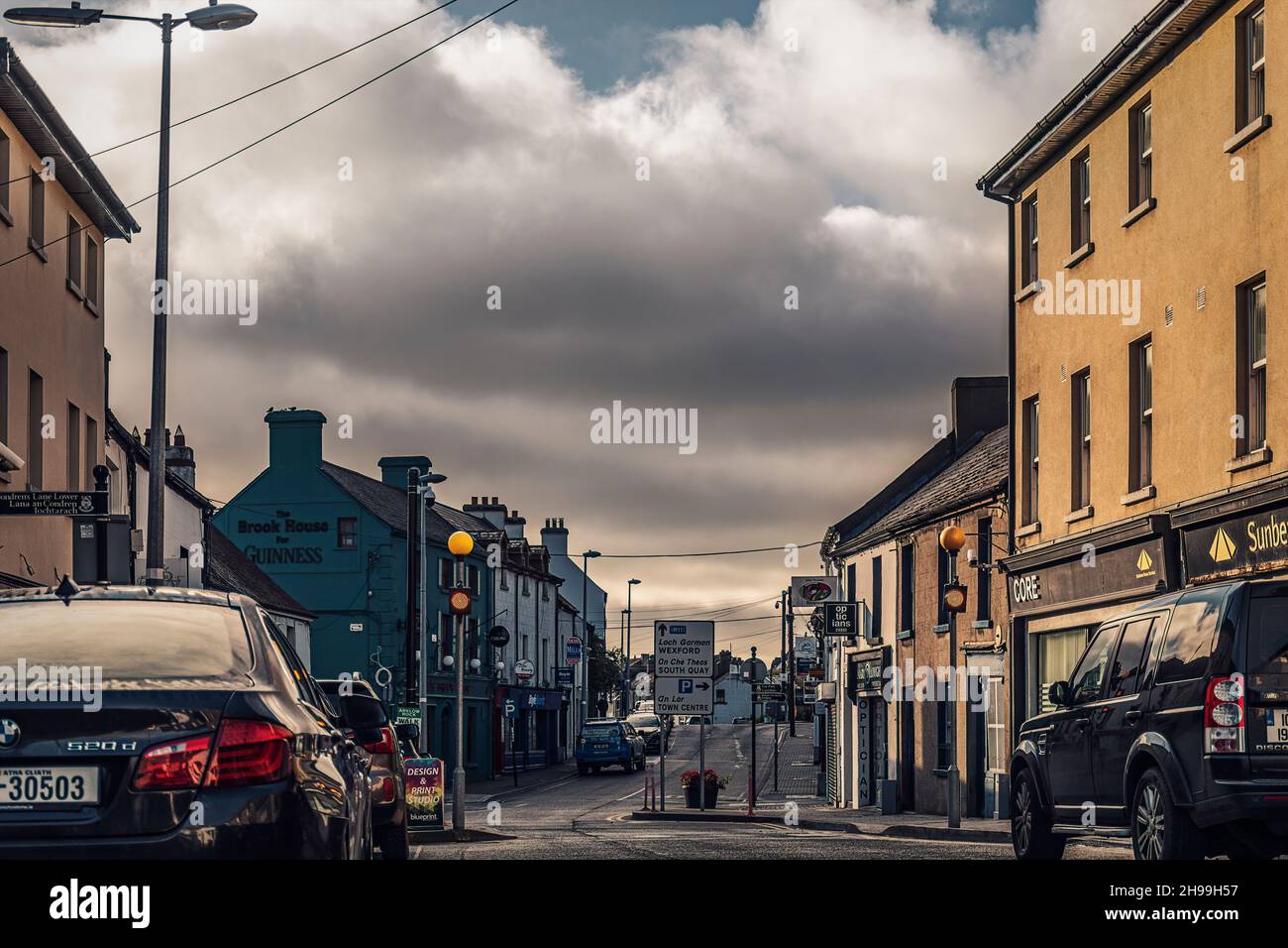 Irish landscapes. Main Street in Arklow Stock Photo - Alamy
