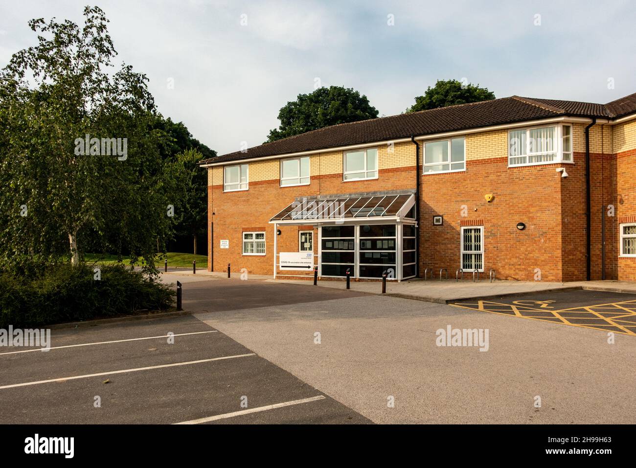 Doctors Medical Centre, Rotherham and Covid Vaccination Hub Stock Photo ...