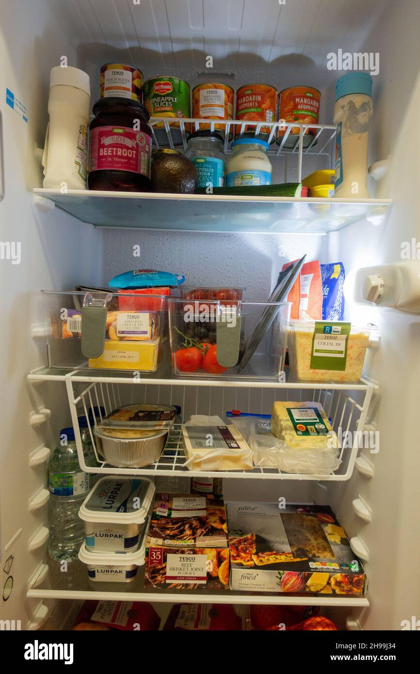 Open fridge and light hi-res stock photography and images - Alamy