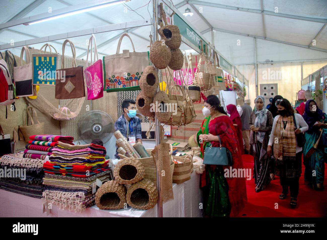 Dhaka. 5th Dec, 2021. People visit Bangladesh's National Small and ...