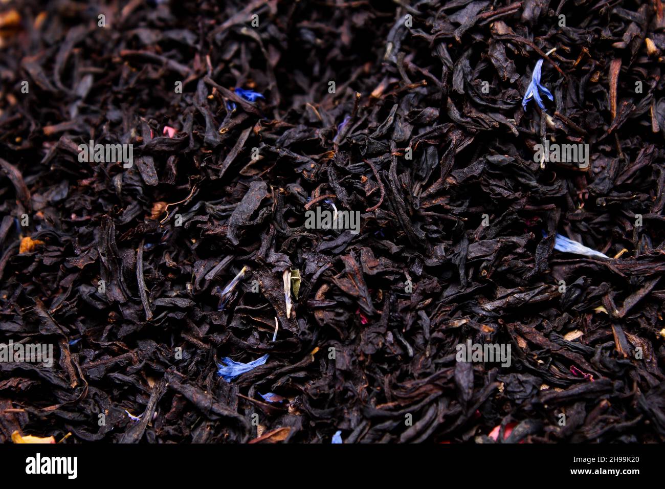 Black tea leaf close hi-res stock photography and images - Alamy