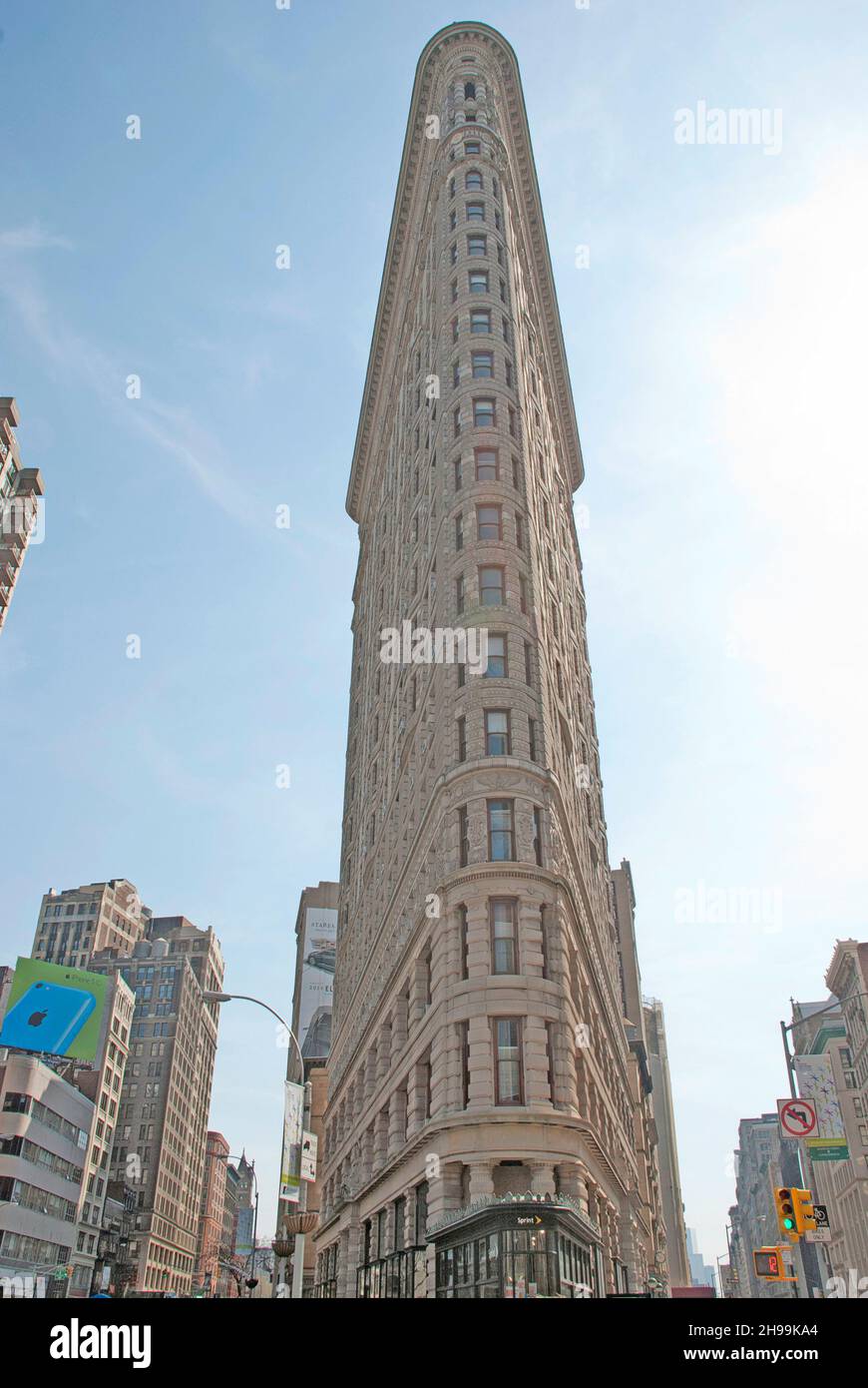 New York Flatiron Building. 3D rendering Stock Photo - Alamy